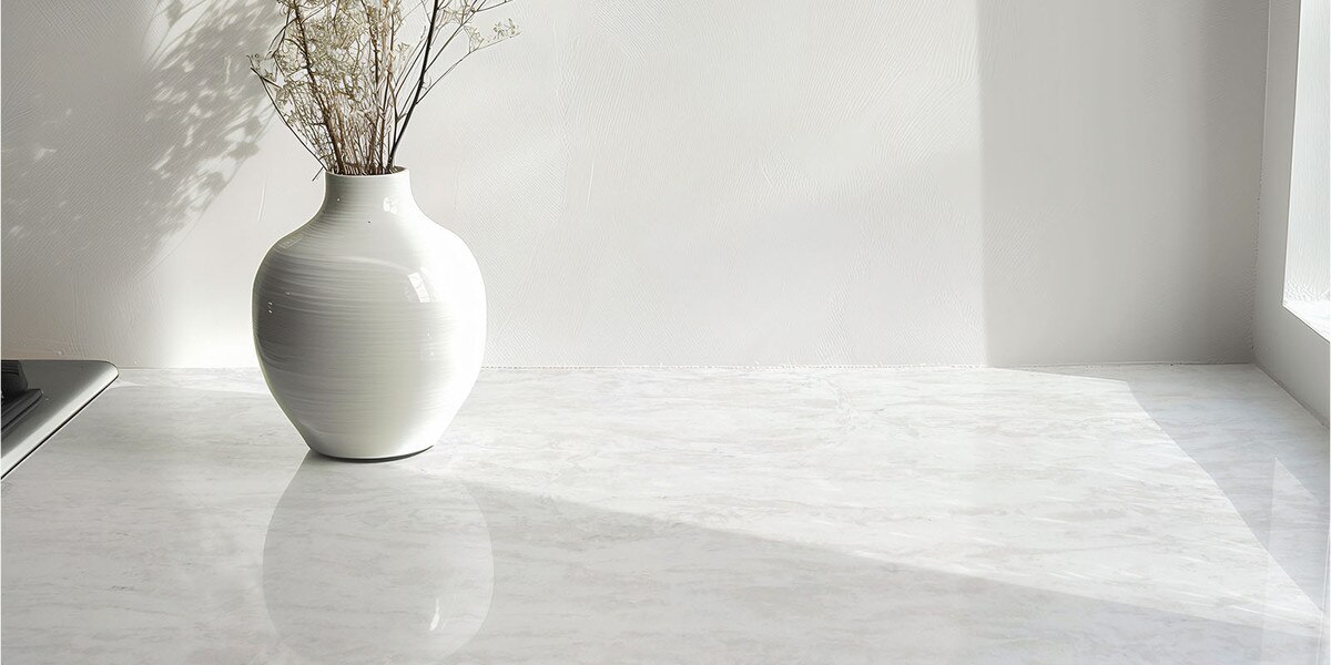 Pearl Mist Quartz Slabs from Mars Quartz Engineered Surface